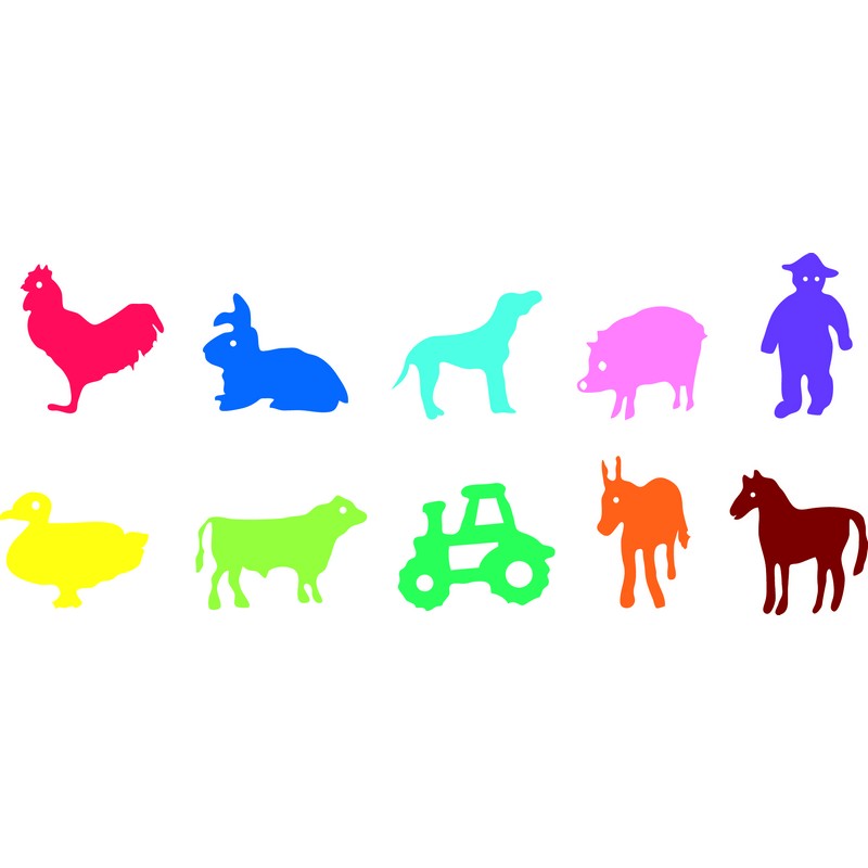 10 tampons géants FERME - Wonday