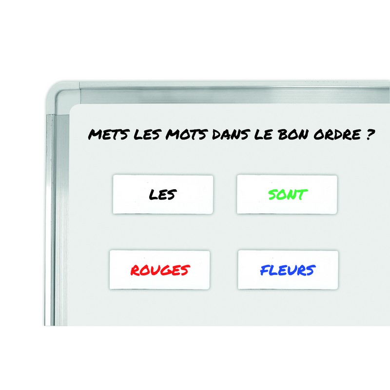 14 étiquettes blanches magnétiques - Wonday 14 étiquettes blanches magnétiques - Wonday