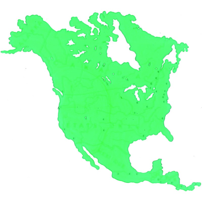 N° 14 Carte Amérique du Nord - Wonday N° 14 Carte Amérique du Nord - Wonday
